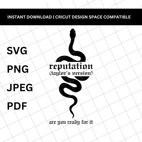 Reputation Snake Png Svg - Etsy