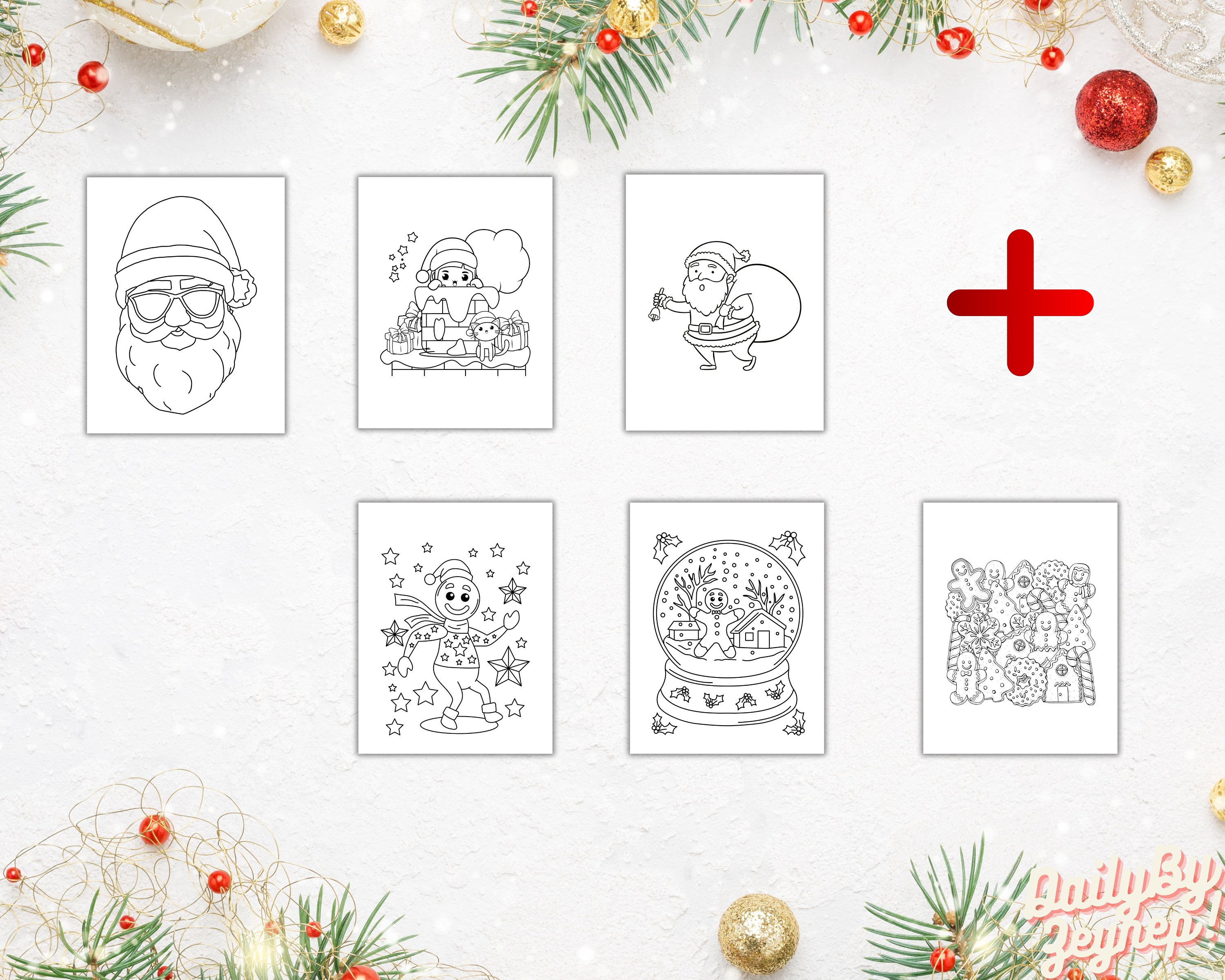 80 Christmas Coloring Pages Printable Merry Christmas Coloring Pages ...