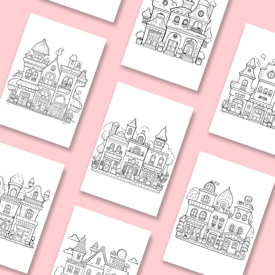 100 Sweet Cafe2 Coloring Pages 1 100 Pages Coloring Pages for Kids and ...