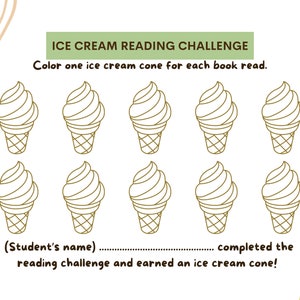 Reading Challenge Chart, PDF Printable, Printable Reading Log, Reading ...