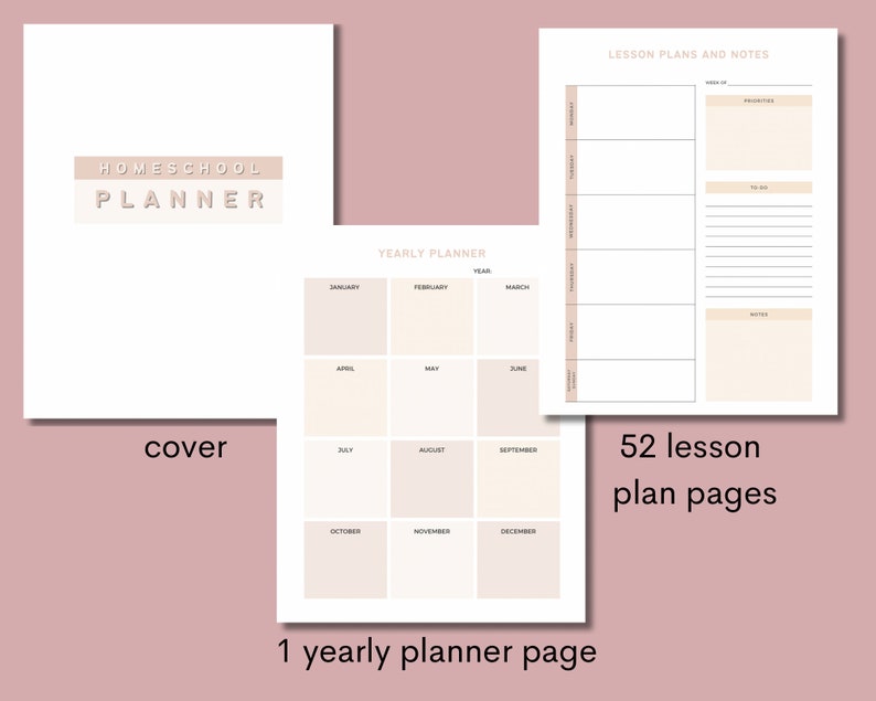 Homeschool Digital Planner, Planner, School, Homeschool Planner ...