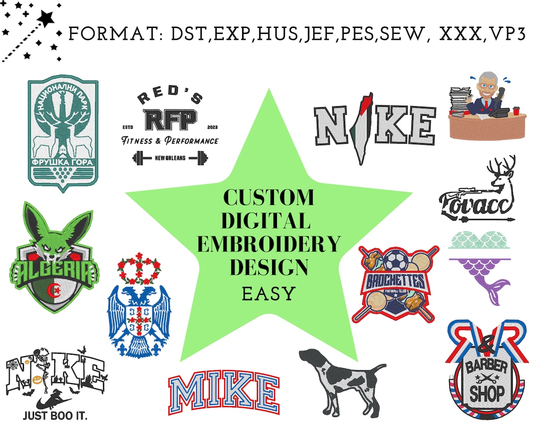 Custom Embroidery Digitizing, Logo Digitizing, Embroidery Digitizing ...
