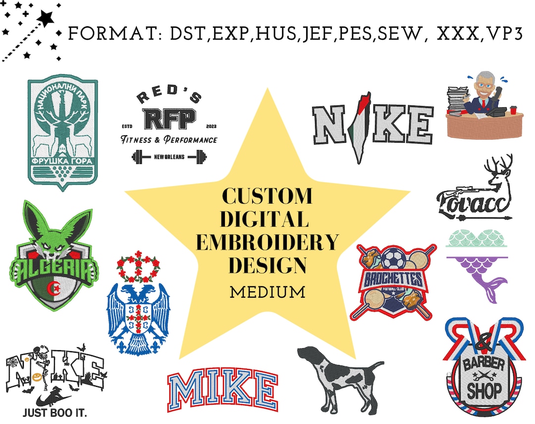 Custom Embroidery Digitizing, Logo Digitizing, Embroidery Digitizing ...