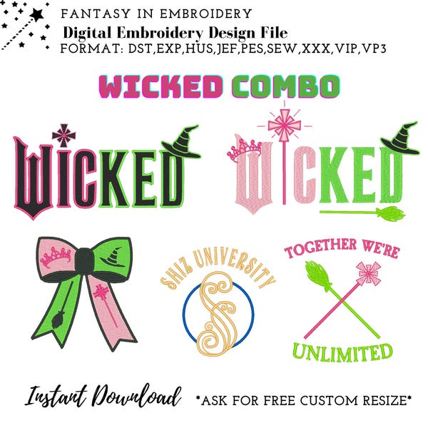 Wicked Logo Svg - Etsy UK
