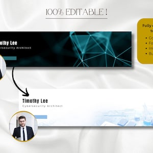 Set of 2 - IT Professional Linkedin Banner - Etsy