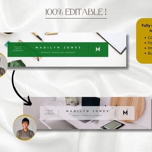 Set of 2 - Linkedin Professional Banner Templates, Linkedin Branding ...