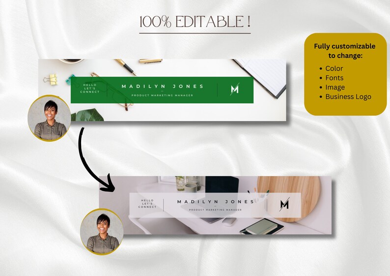 Set of 2 - Linkedin Professional Banner Templates, Linkedin Branding ...