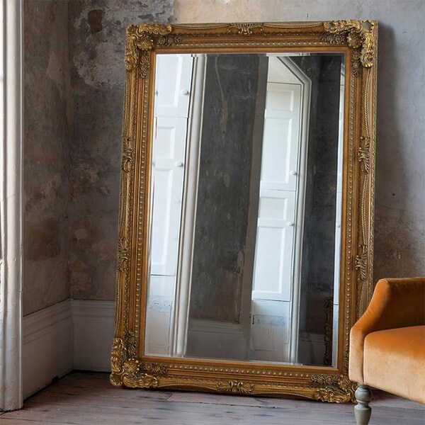 Large Vintage Mirror - Etsy UK