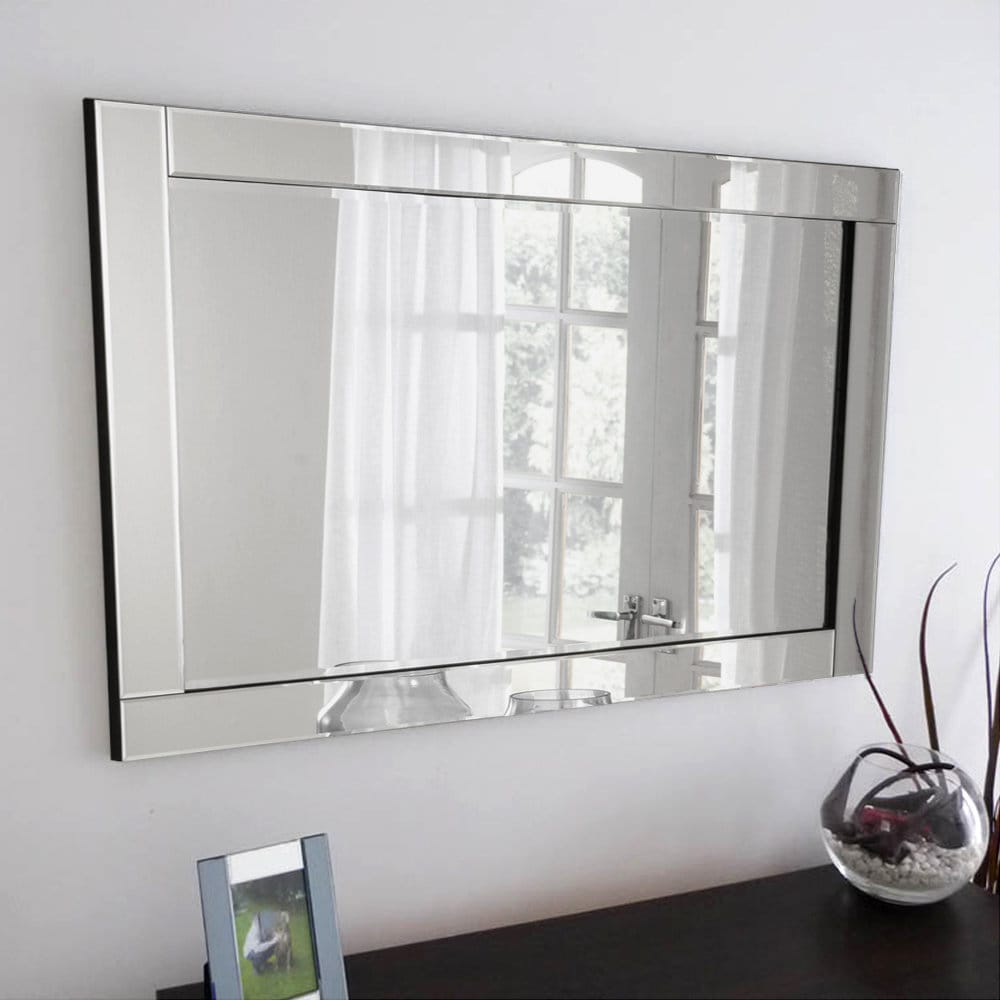 Art Deco Venetian Glass Framed Mirror 90cm X 60cm - Etsy