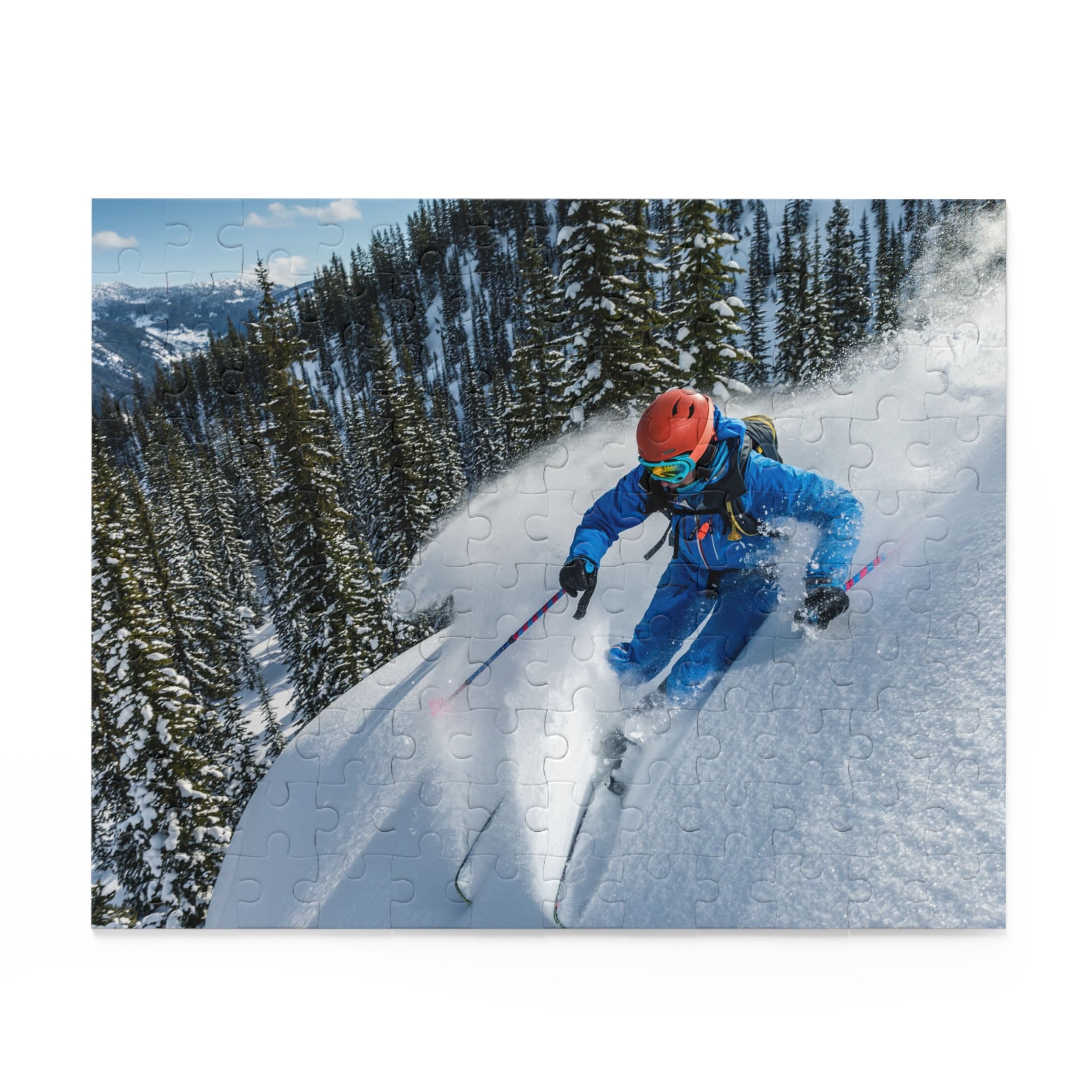 Ski Puzzle: Mountain Adventure, Family Fun Game (120-piece) - Etsy