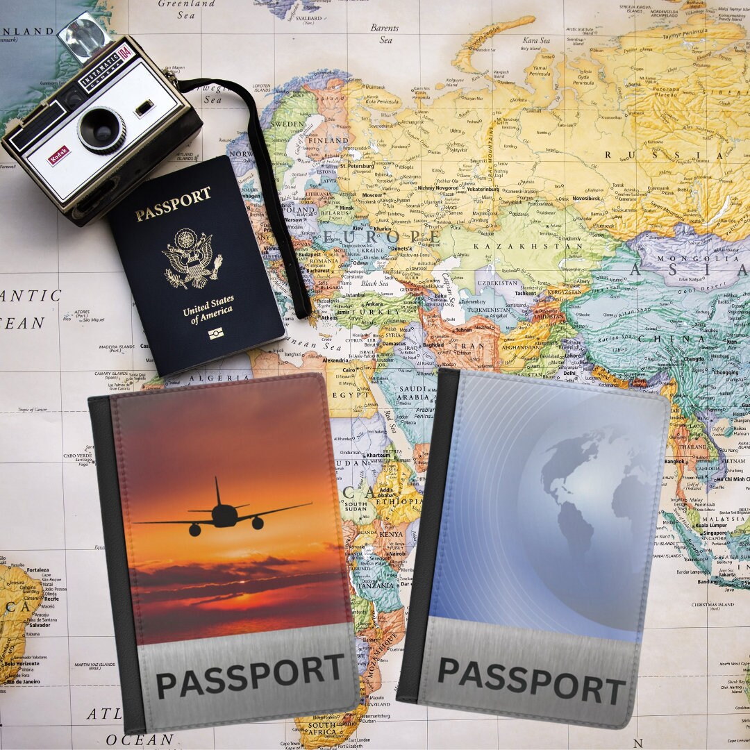 Stylish and Safe With Our Rfid-safe Passport Cover. Multiple Card Slots ...