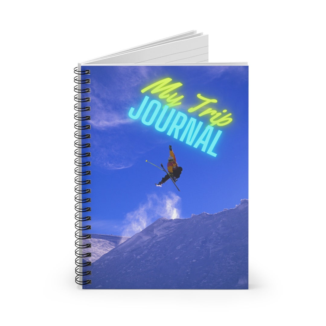 Ski Adventure Journal: Powder Trails, Slope Stories - 6x9" Spiral ...