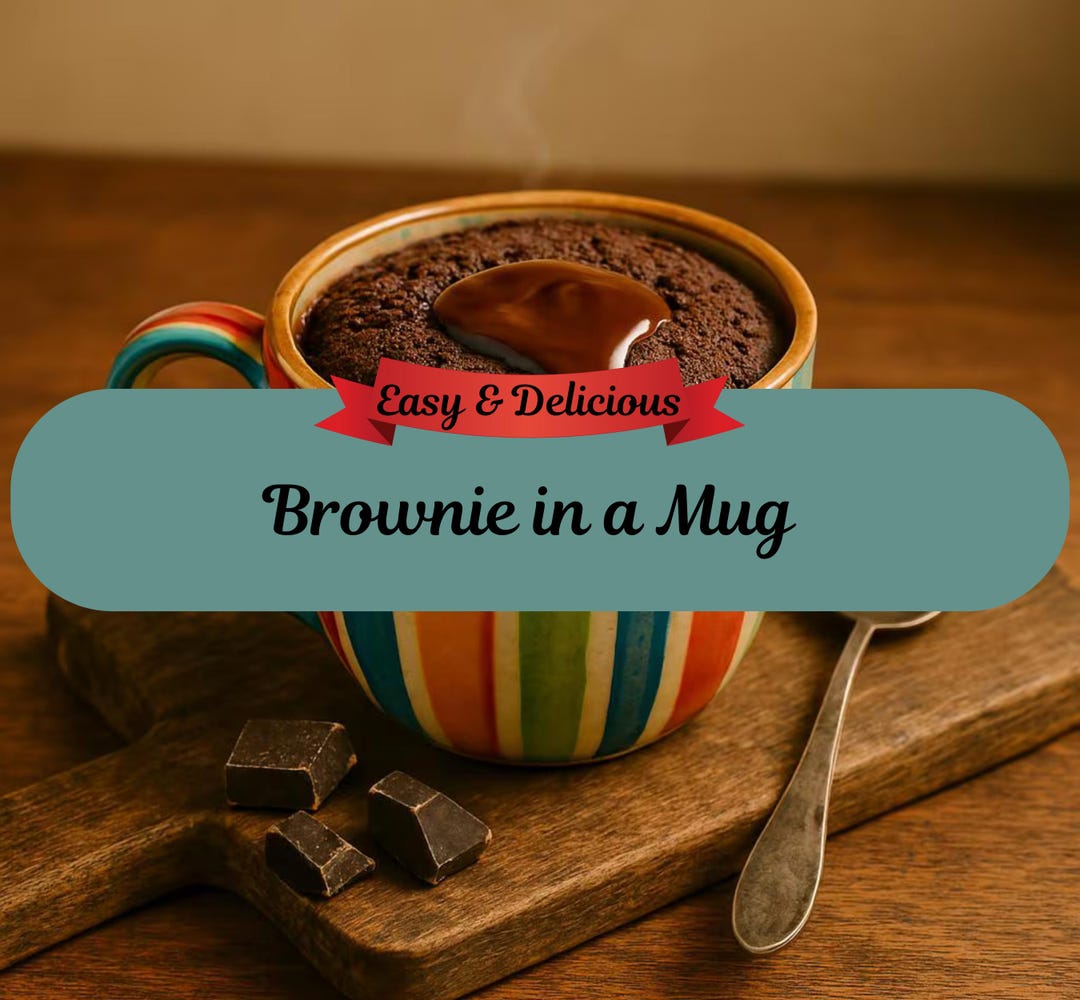 Best Recipe for Brownie in a Mug : Easy Microwave Dessert (PDF Download ...