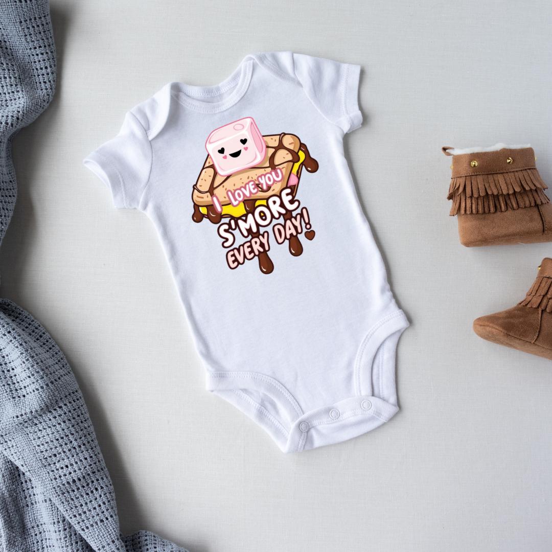 Kawaii S’more PNG, Cute Valentine’s Clipart, I Love You S’MORE Every ...