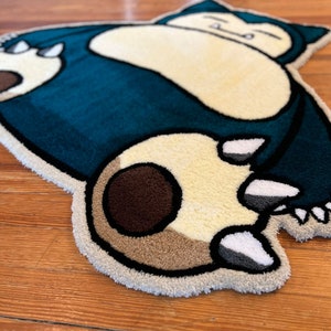 Snorlax Custom Rug - Gift for Child Tufting Rug - Etsy