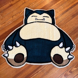 Snorlax Custom Rug - Gift for Child Tufting Rug - Etsy