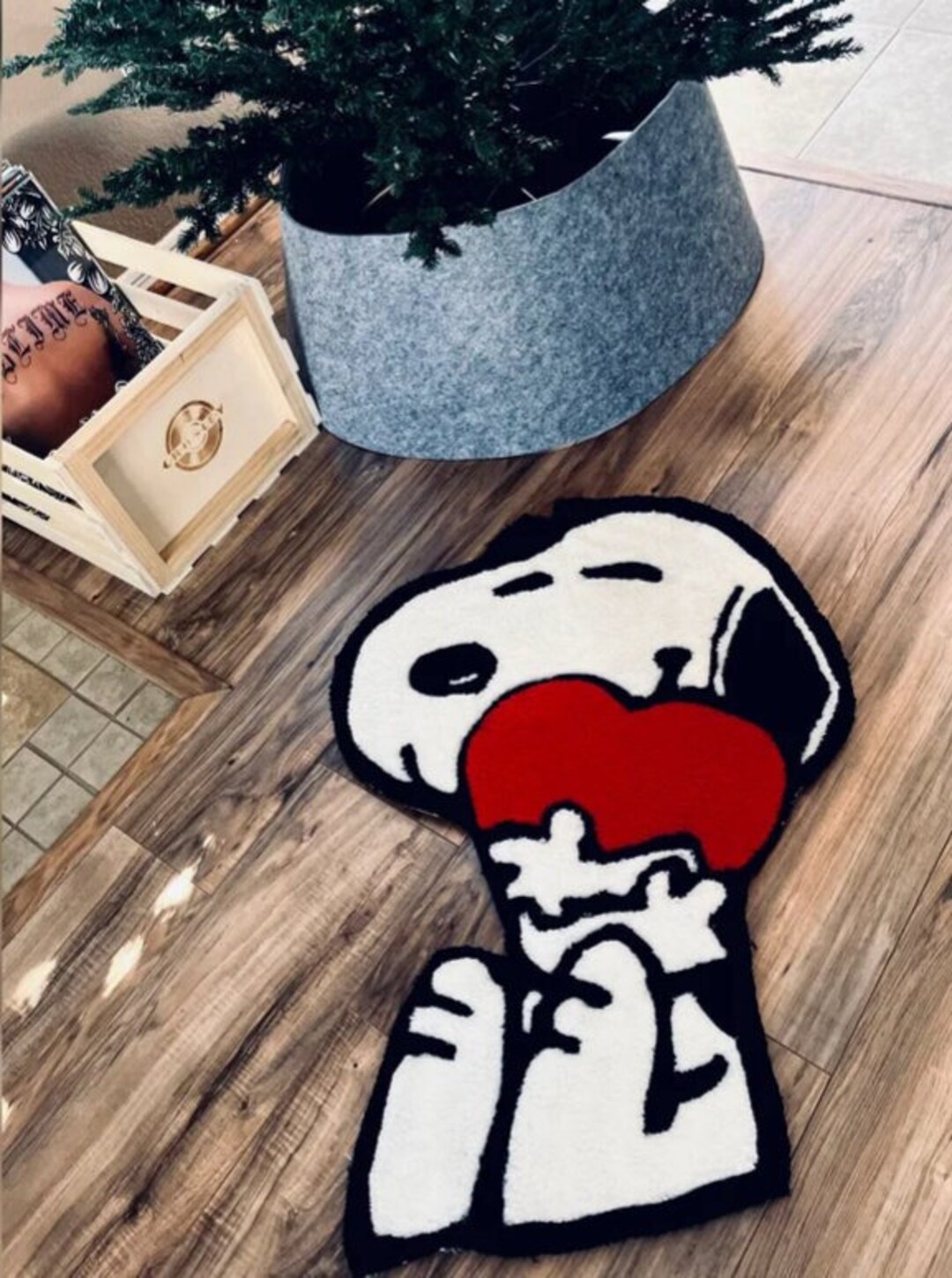 Snoopy Tufted Rugs Tufting Rug Handmade Rug - Etsy