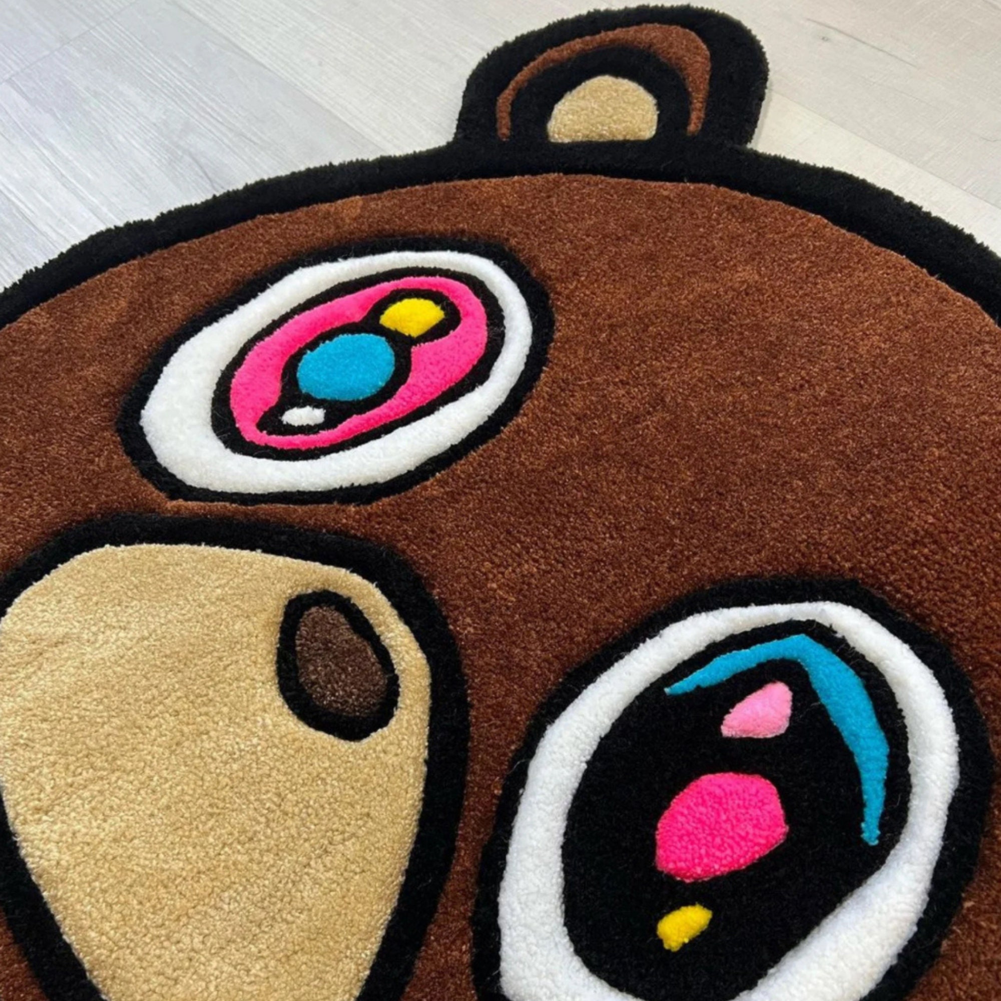 Kanye West Tufted Graduation Bear Custom Rug Customized Gift Anti Skid ...