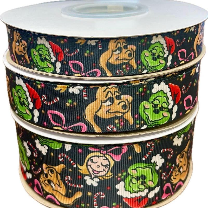 Grinch Ribbon - Etsy