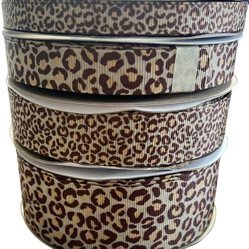 Leopard Ribbon - Etsy