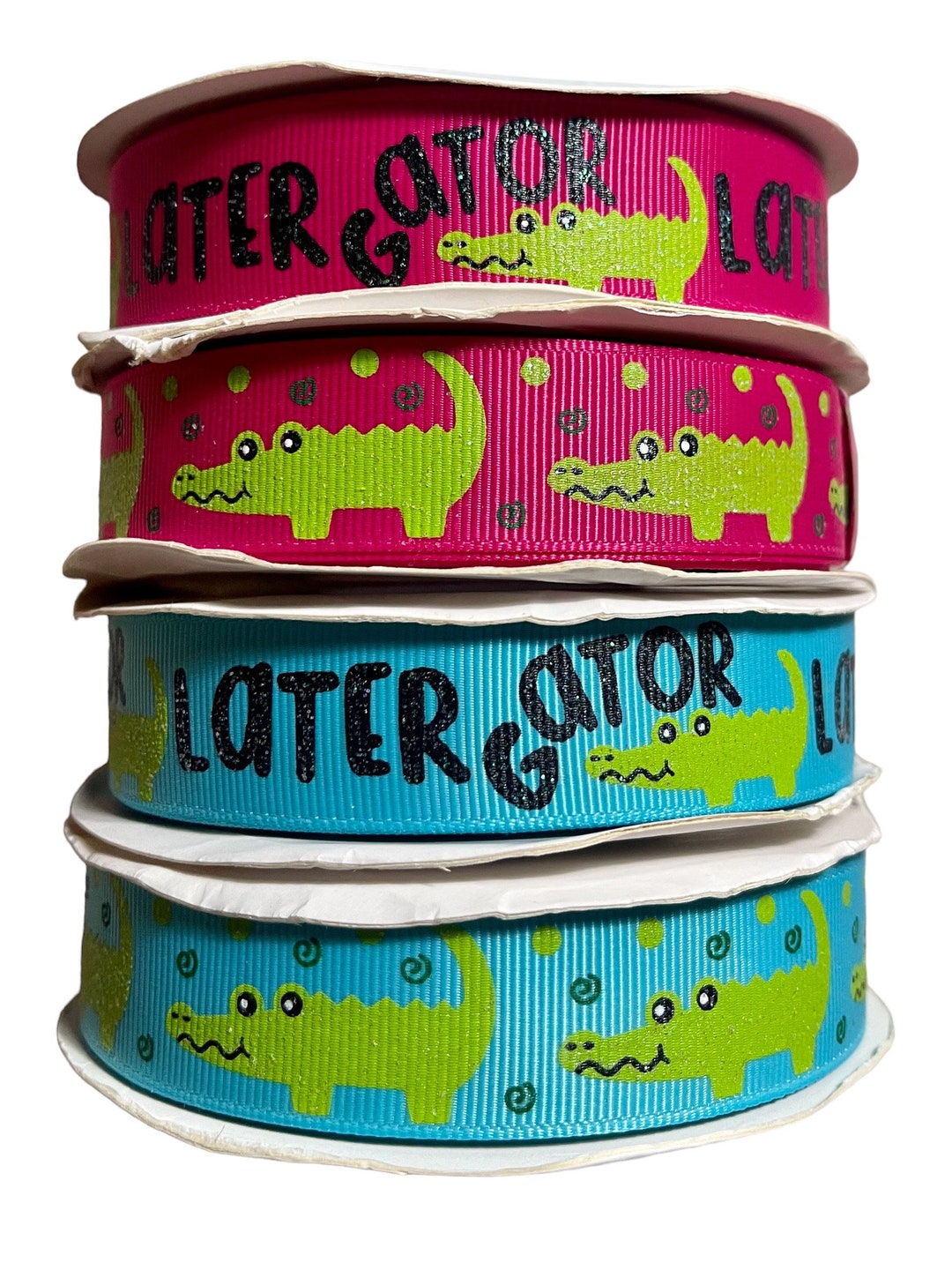 Printed Ribbon, Later Gator - 7/8", High Quality Designer Ribbon - Etsy