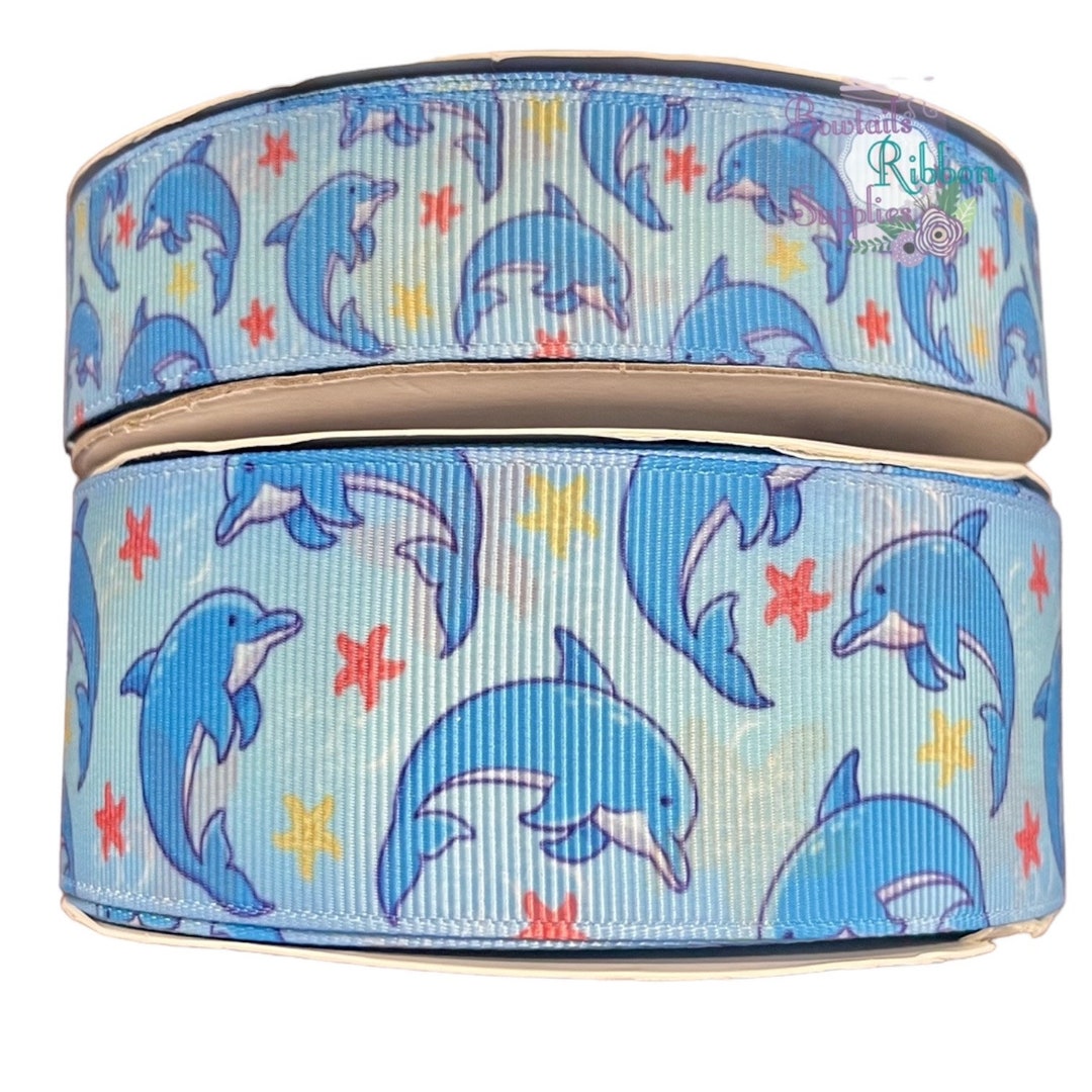 Dolphin Ribbon, 7/8 1.5, High Quality Designer Ribbon - Etsy