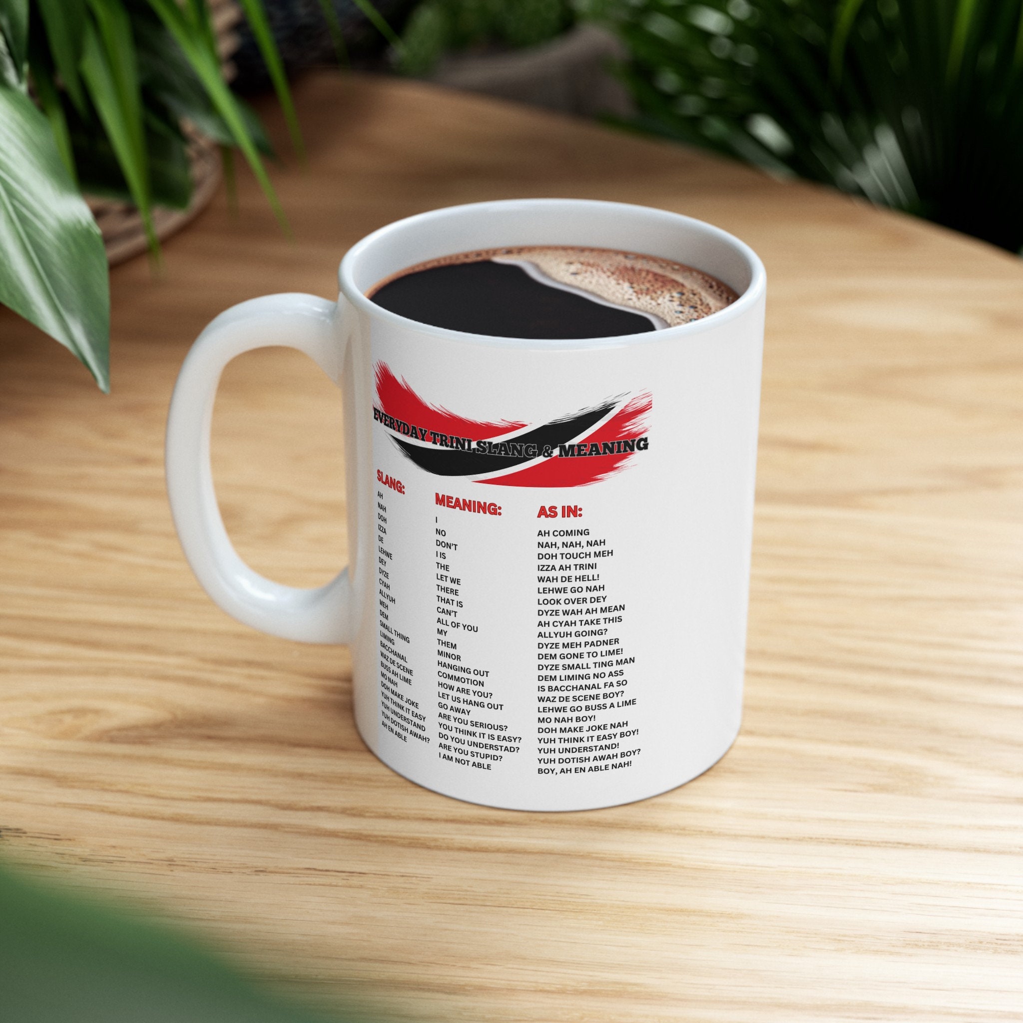 Trinidad Mug Embrace the Trinidadian Language of 'everyday Trini Slangs ...