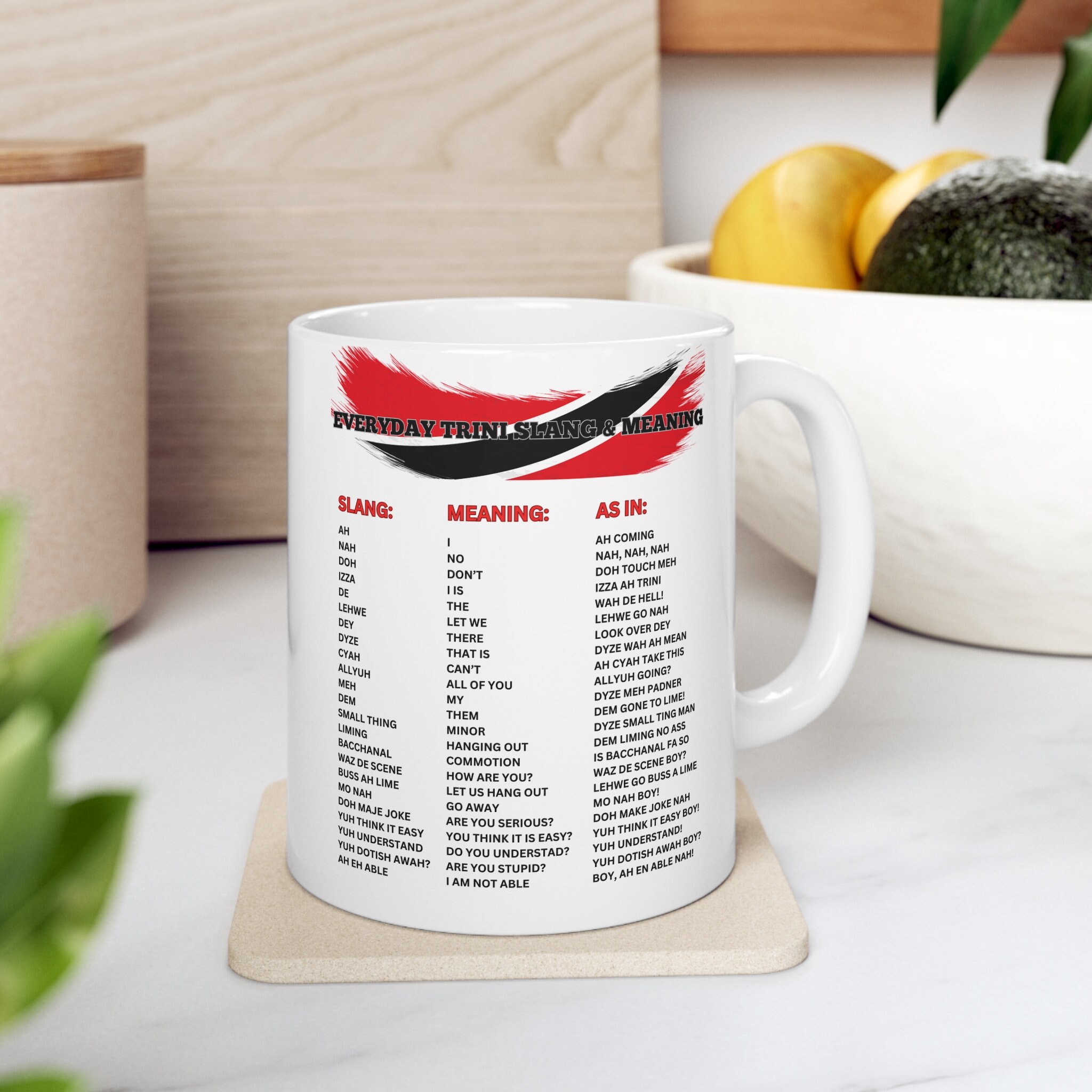 Trinidad Mug Embrace the Trinidadian Language of - Etsy