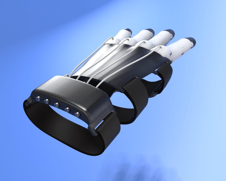 3D Print Prosthetic Hand STL File: Flexible Thumb Design (digital File ...