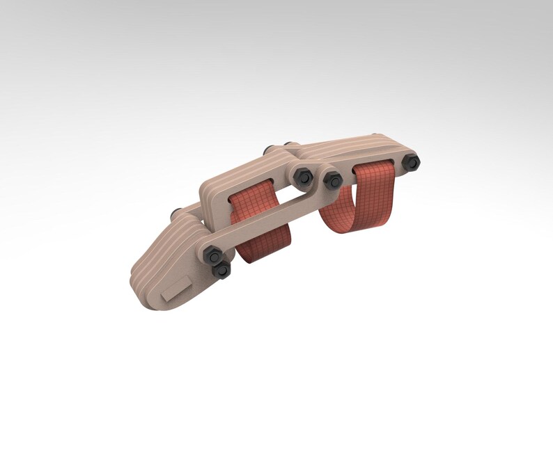 Laser-cut MDF Finger Prosthetic DXF File: DIY Fingertip Replacement ...