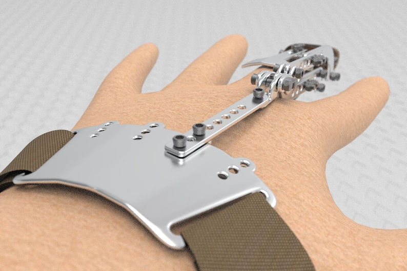 Laser Cut Metal Hand Prosthesis: DIY 3d-printed Finger Segments ...