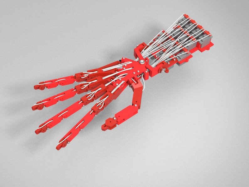 Robotic Prosthesis With Forearm Servo-controlled Finger and Wrist ...