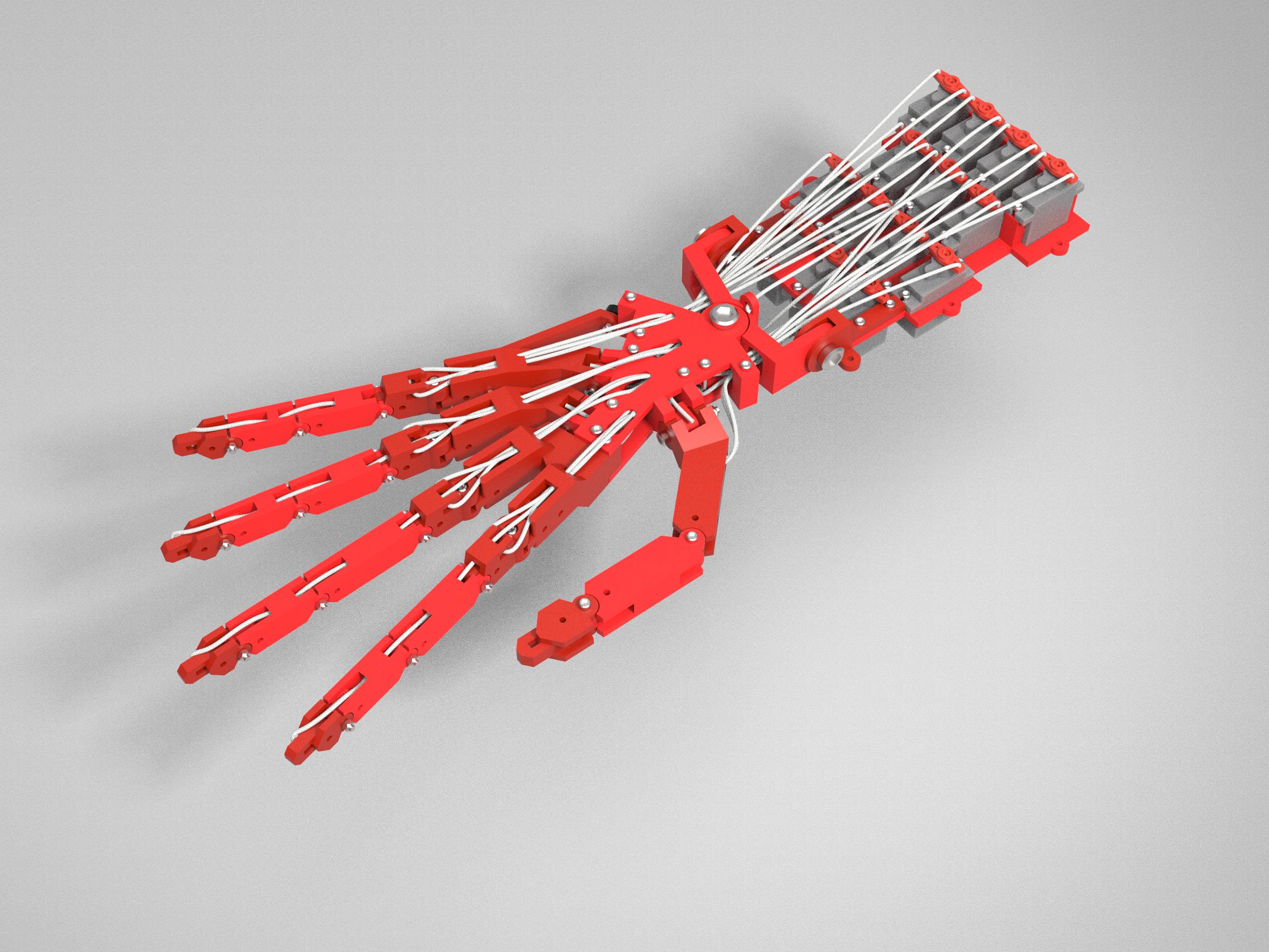 Robotic Prosthesis With Forearm Servo-controlled Finger and Wrist ...