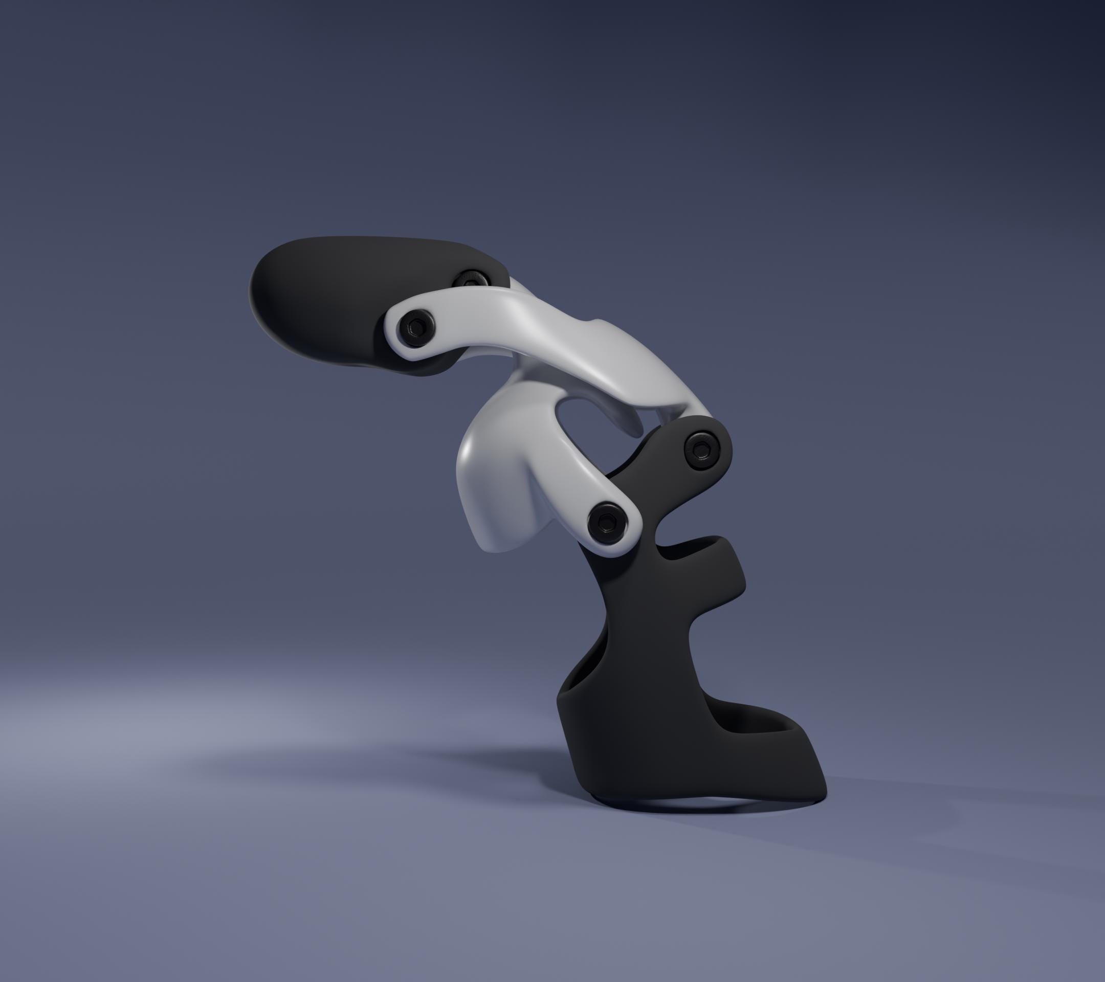 3D Printable Mechanical Finger Prosthesis STL File: Partial Amputation ...