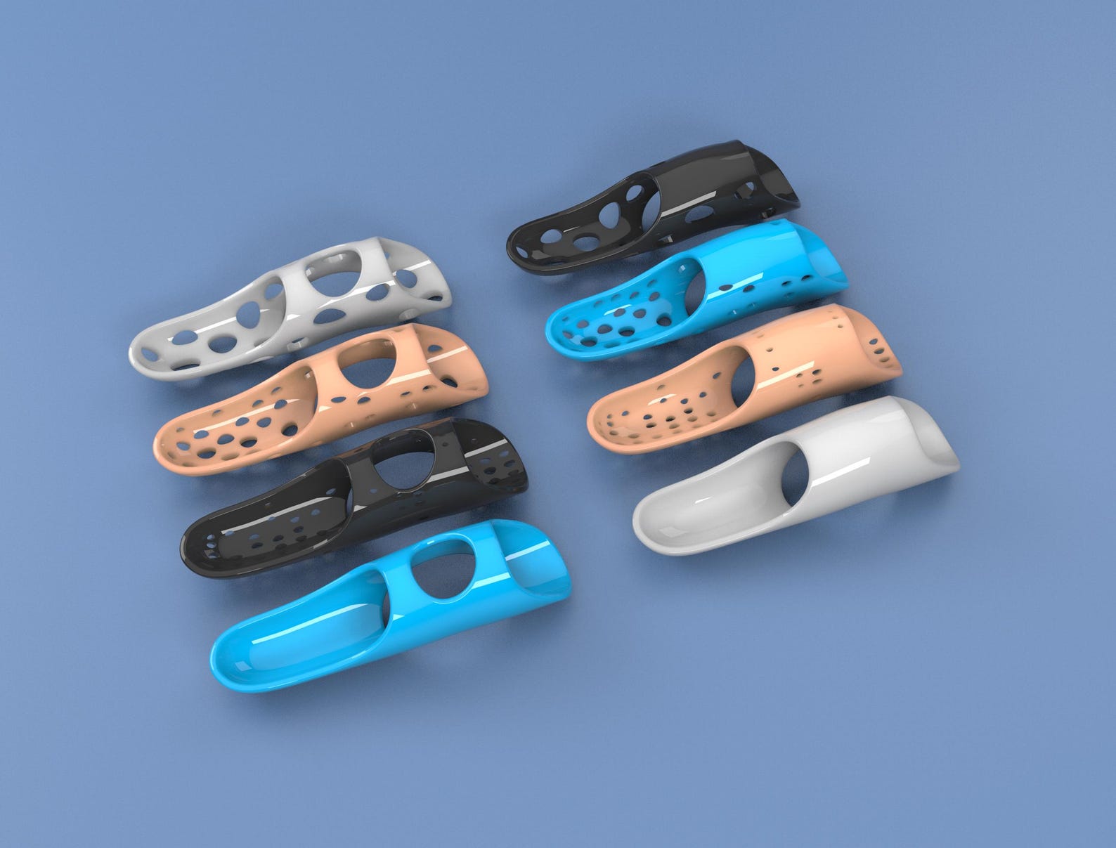 3D Finger Splint STL - Textured Brace Design for DIY Projects ...