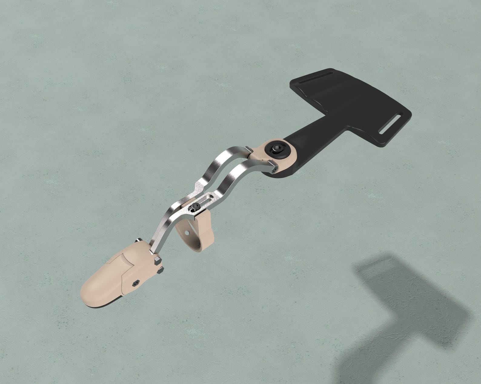 3D Printed Mechanical Prosthetic Hand STL File: DIY Assistive Device ...