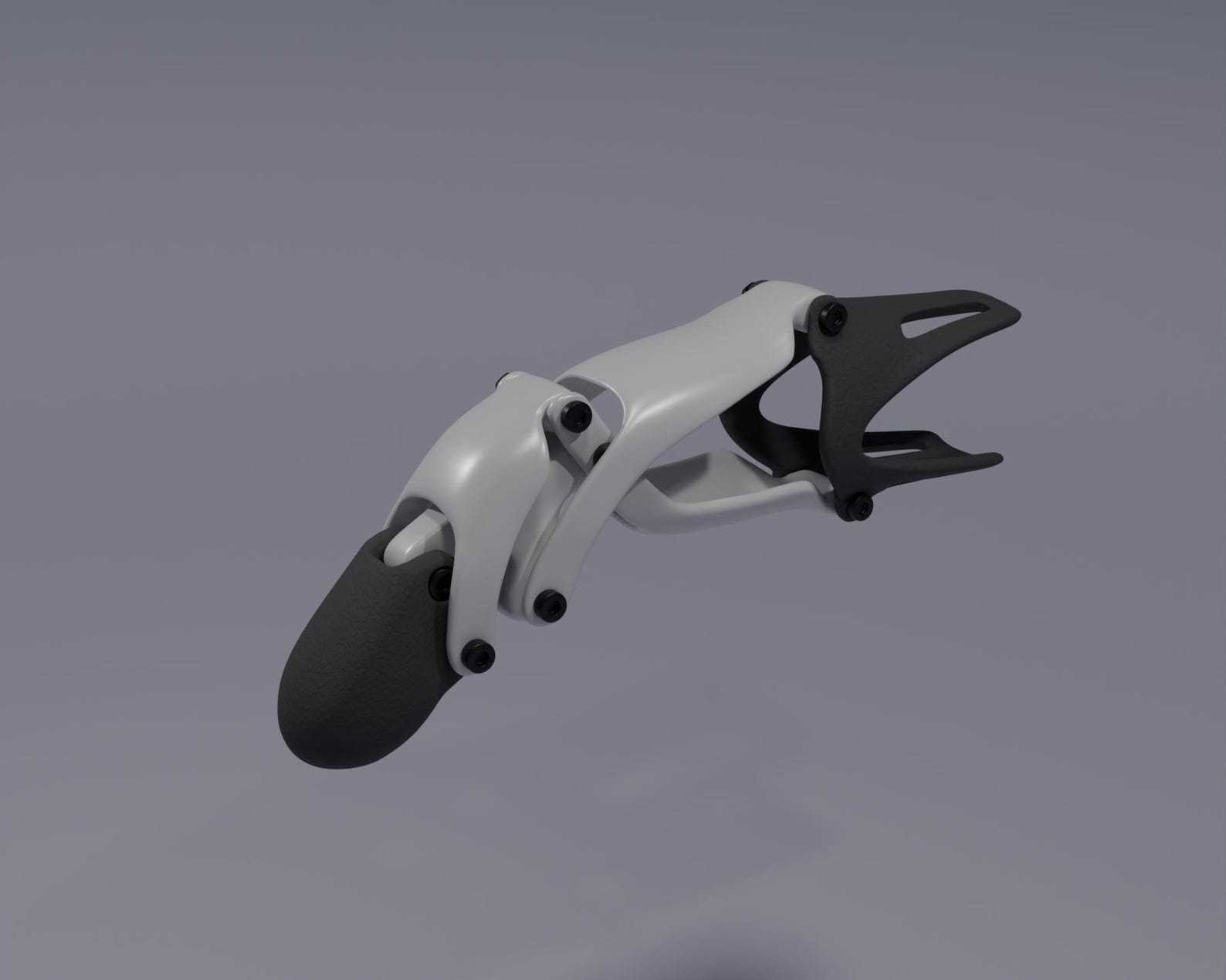 3D Printed Mechanical Finger Prosthesis STL File: Partial Amputation ...