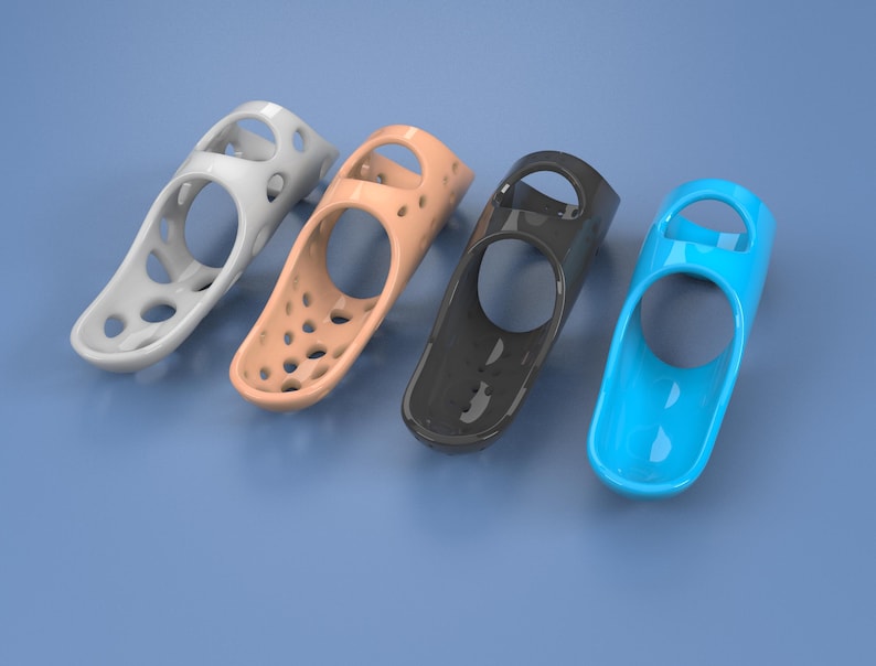 3D Finger Splint STL - Textured Brace Design for DIY Projects ...