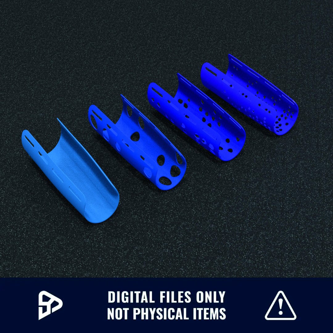 3D Printed Elbow Splint STL File: Fixed 180-degree Support - Etsy