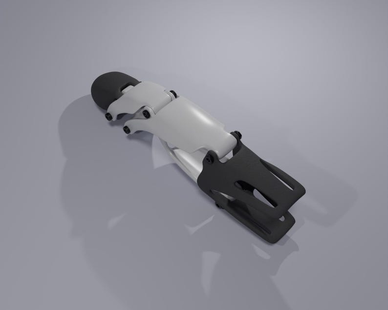 3D Printed Mechanical Finger Prosthesis STL File: Partial Amputation ...