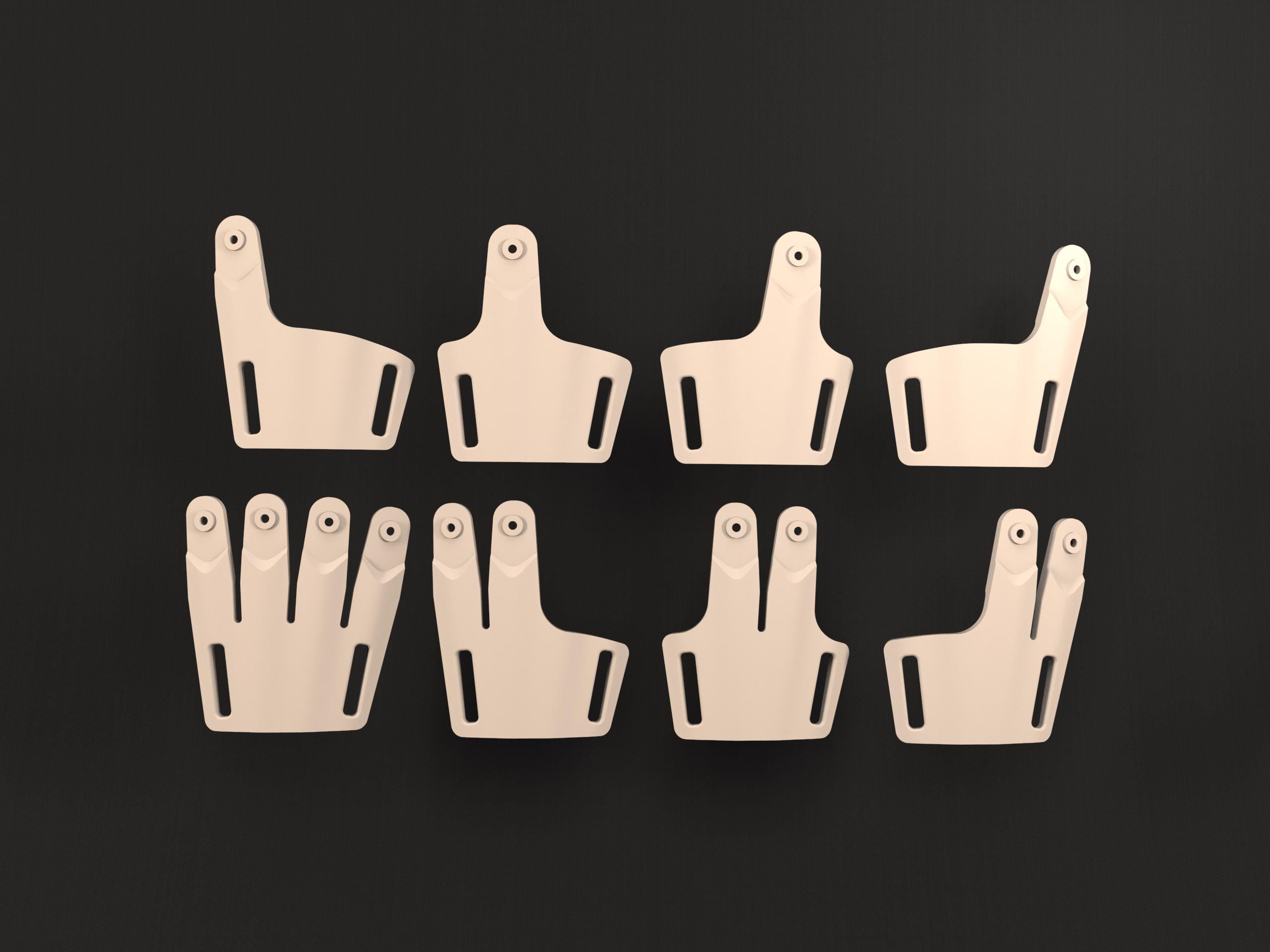 3D Printable Prosthetic Hand STL File: DIY Assistive Device (digital ...