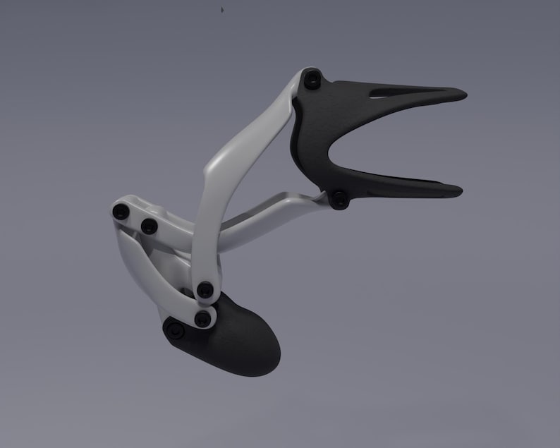 3D Printed Mechanical Finger Prosthesis STL File: Partial Amputation ...