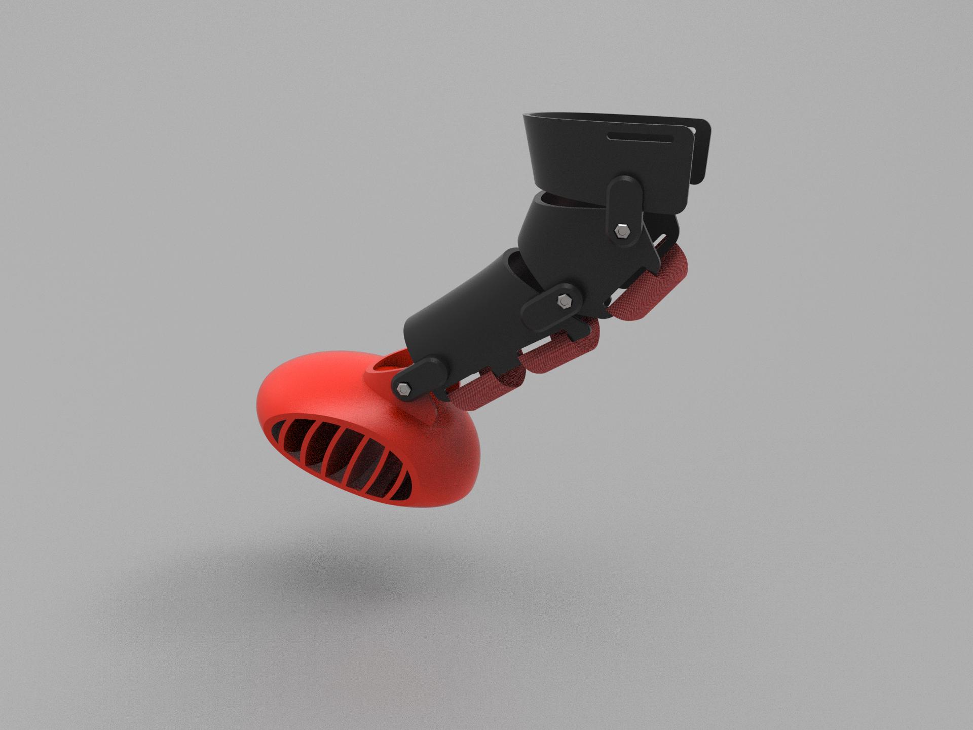 3D Printable Dog Leg Prosthesis STL File: Custom Pet Limb Support ...