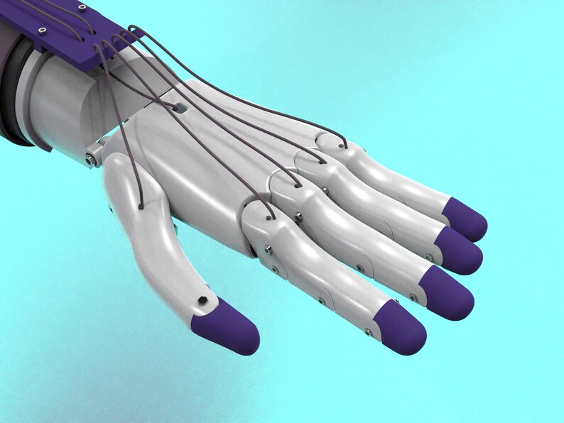 Prosthetic Forearm With Elbow-controlled Hand | STL Files Only ...