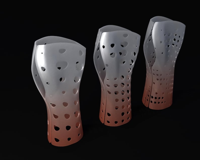 3D Printed Wrist Splint STL File: Adjustable Carpal Tunnel Brace ...