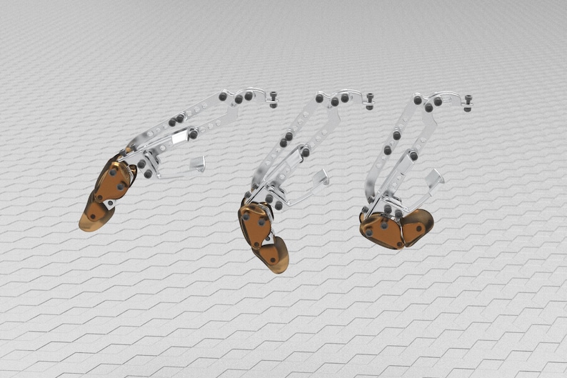 Laser Cut Metal Hand Prosthesis: DIY 3d-printed Finger Segments ...