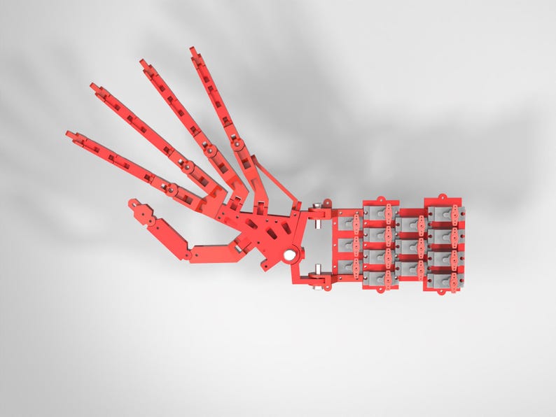 Servo-controlled Robotic Prosthesis: Forearm Finger & Wrist Movement ...
