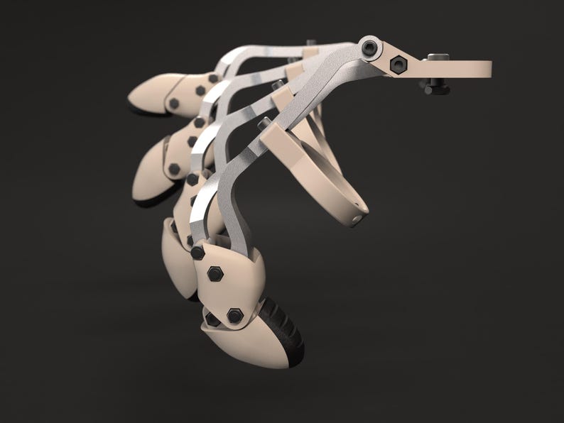3D Printable Prosthetic Hand STL File: DIY Assistive Device (digital ...