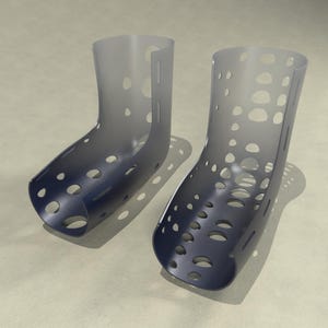 Elbow Textured Splint, 90 Degrees Firm Position, STL FILE, DIY, Print ...