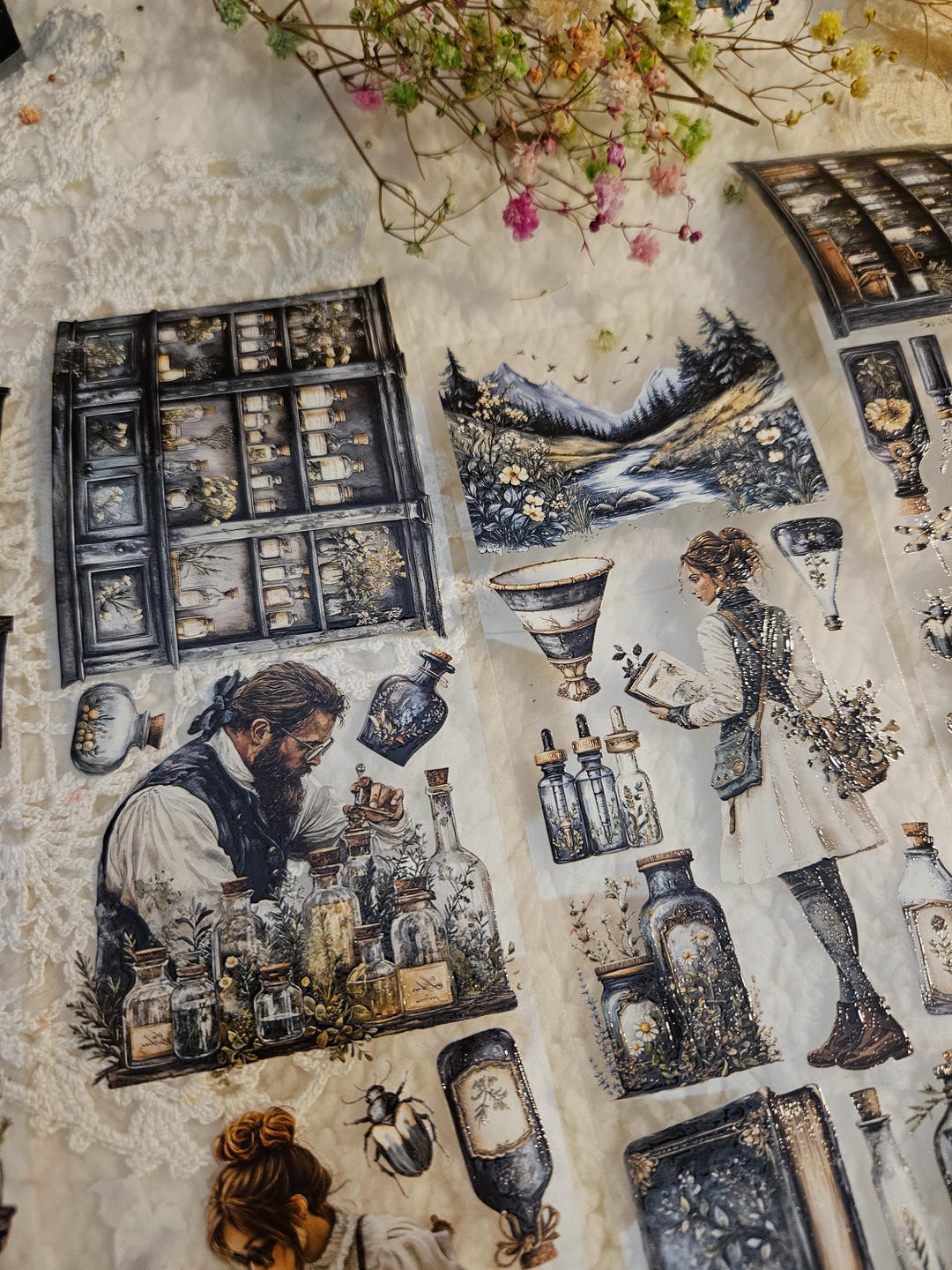 Apothecary Diaries, Crystal Ink, PET TAPE, 7 Cm Wide | Scrapbooking ...